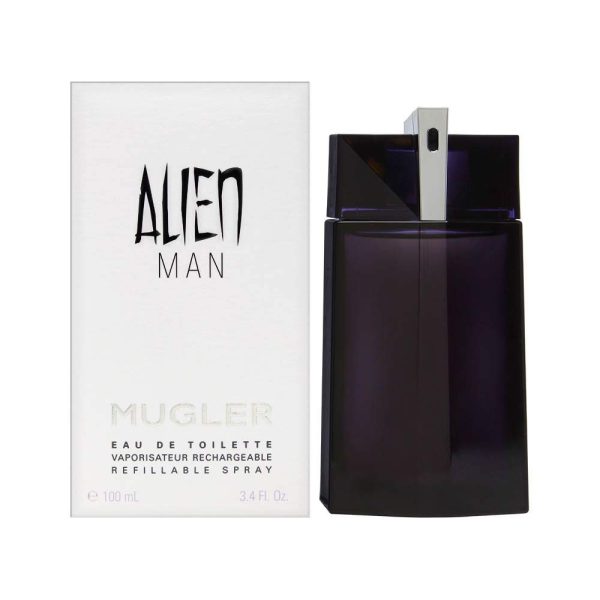 Mugler Alien Man Refillable EDT 100 ml טיירי מוגלר מאן אליאן אדט לגבר ...